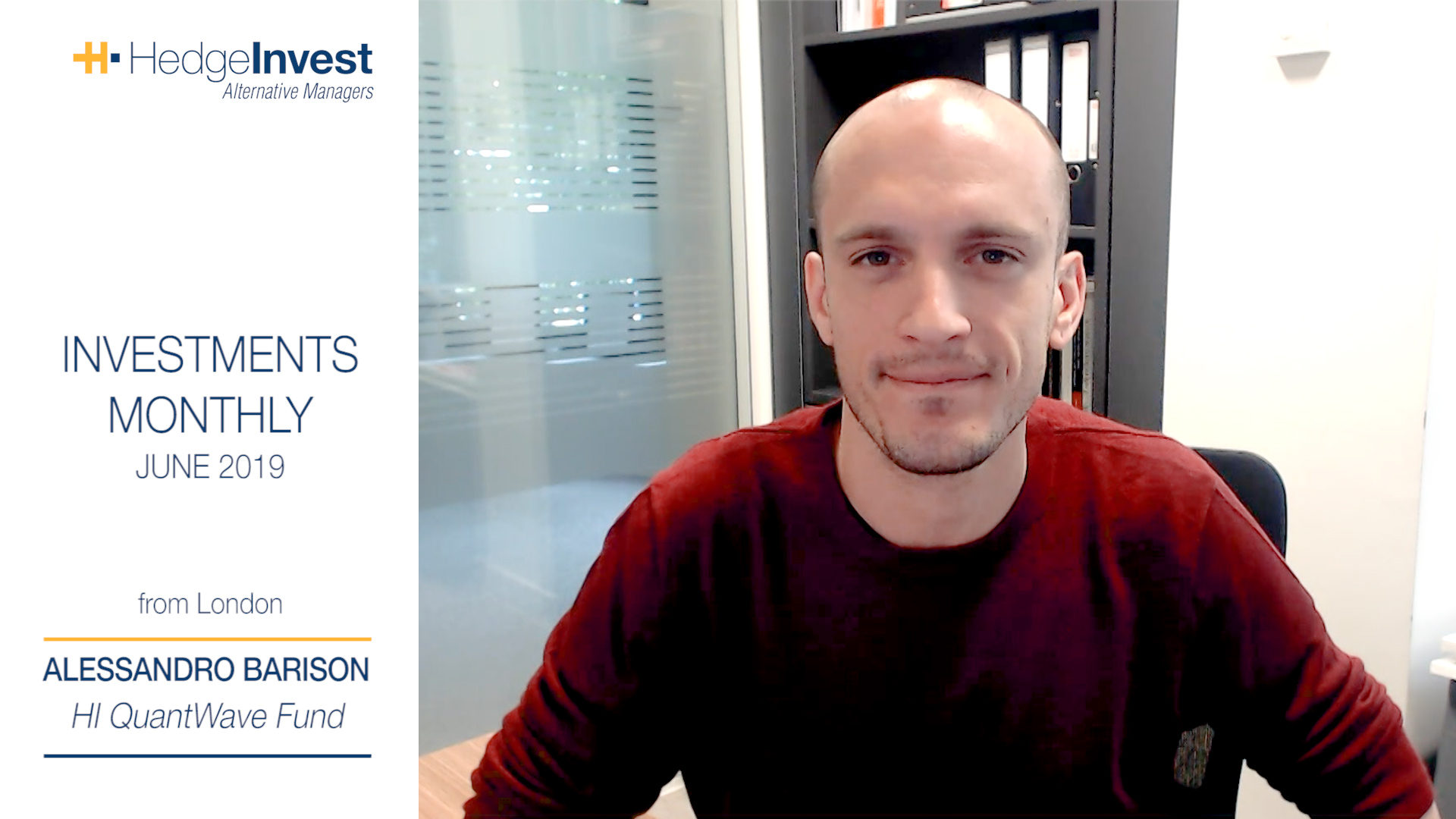 3 minutes with Alessandro Barison - giugno 2019